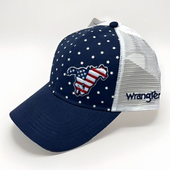 Wrangler | Accessories | Wrangler Usa American Flag Patch Hat Bronco ...